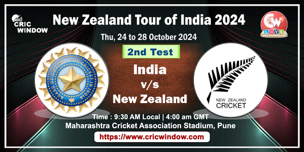 India vs New Zealand 2nd Test live 2024