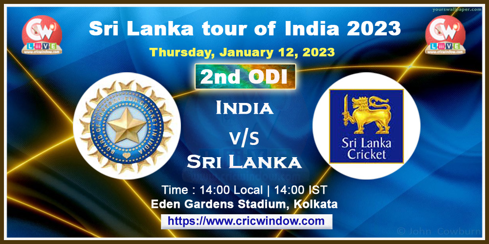 India vs Sri Lanka 2nd odi live 2023